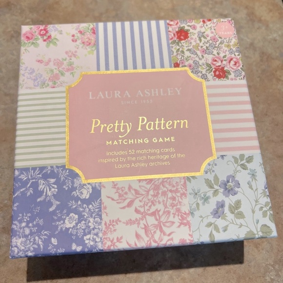 Laura Ashley | Games | Laura Ashley Floral Pattern Matching Card Set ...